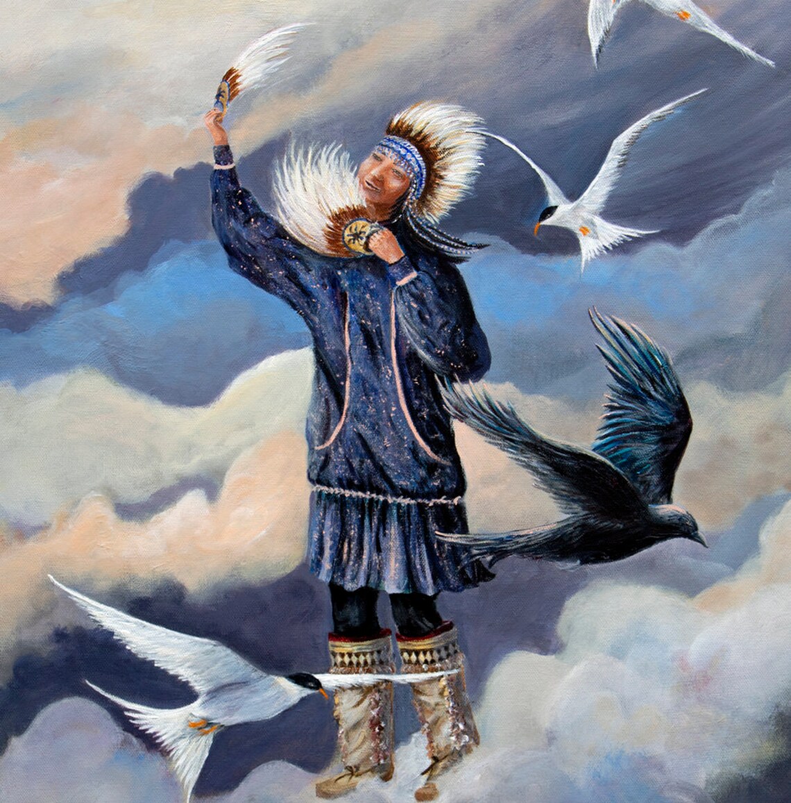 Alaska Native Dancer, Indigenous Art, Alaska Native Art, Alaskan Art ...