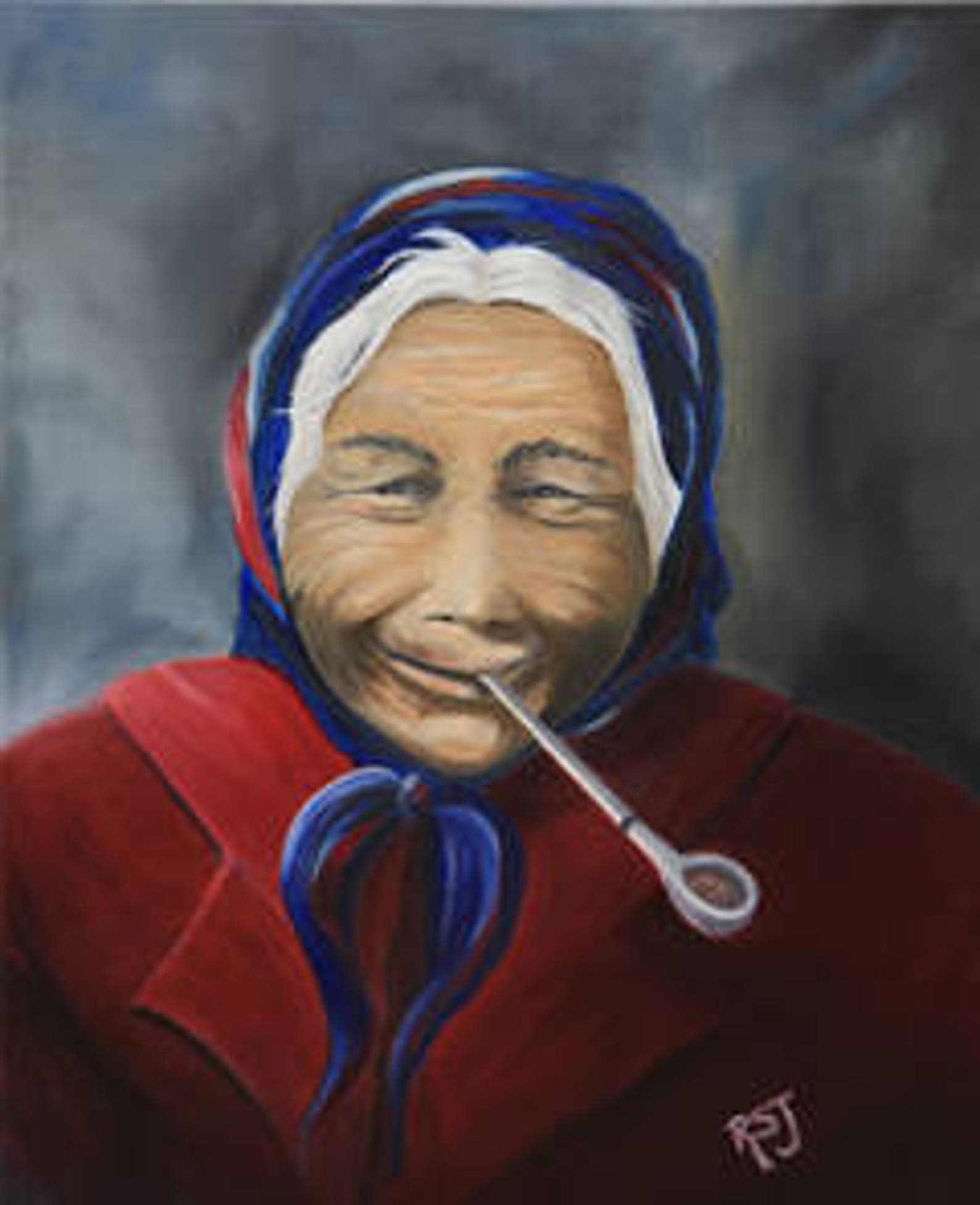 Babushka or Grandma, Native American Art Prints, Alaska Native Art ...