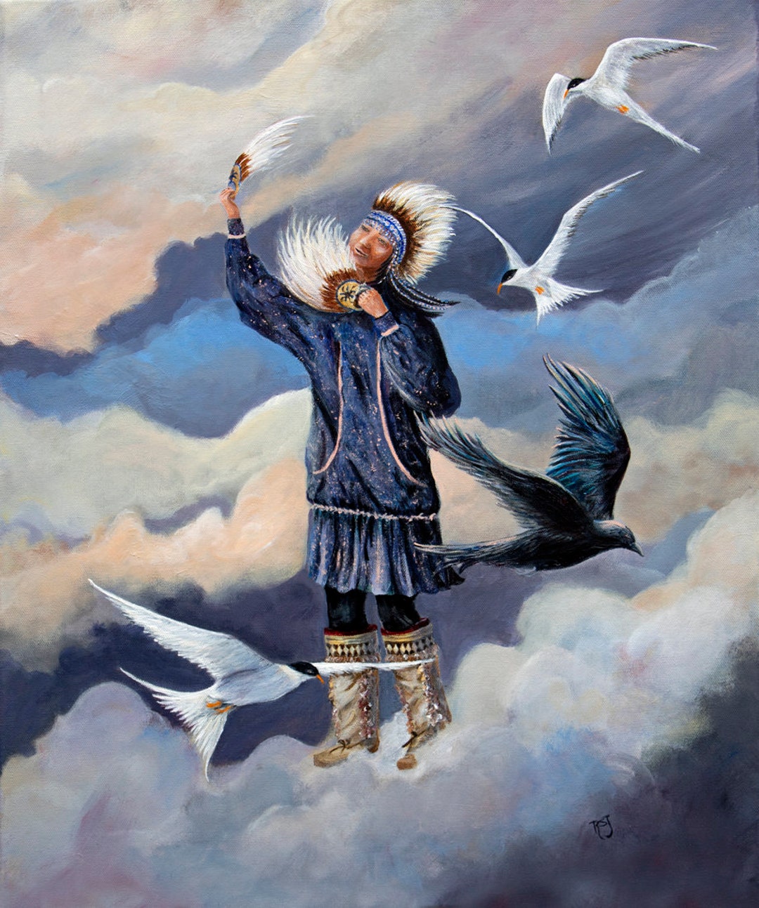 Alaska Native Dancer, Indigenous Art, Alaska Native Art, Alaskan Art ...