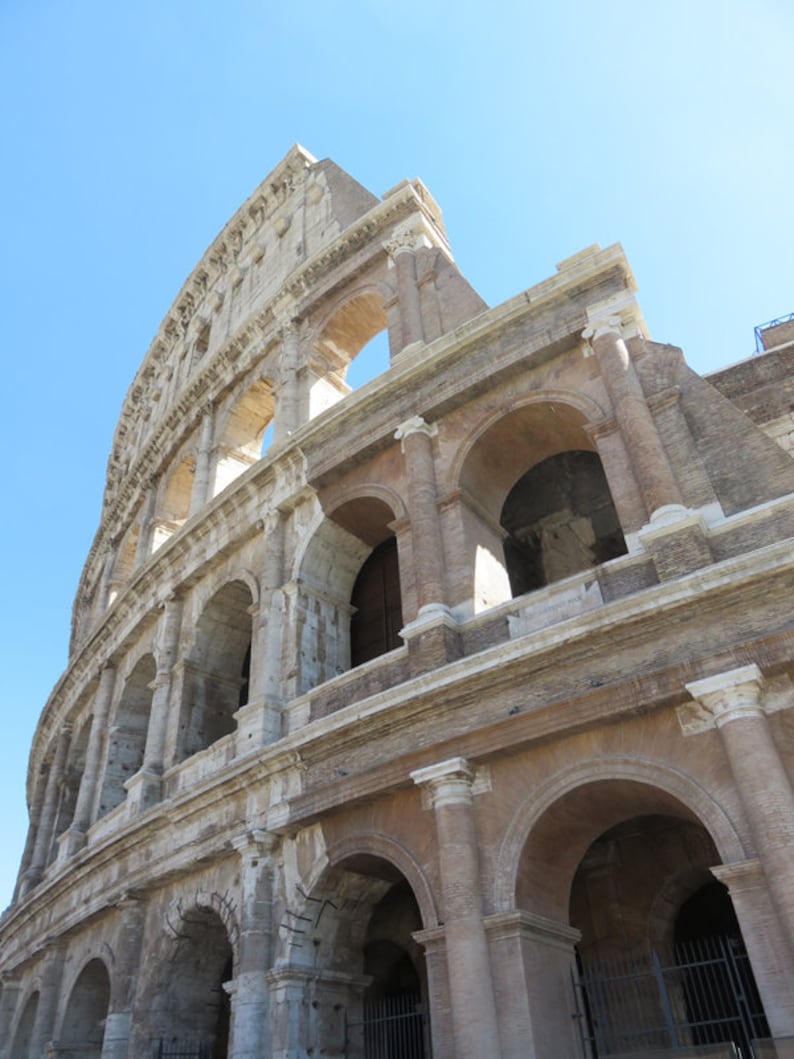 Colosseum Wall Art, Roman Colosseum Prints, Italy Wall Art, Black and ...