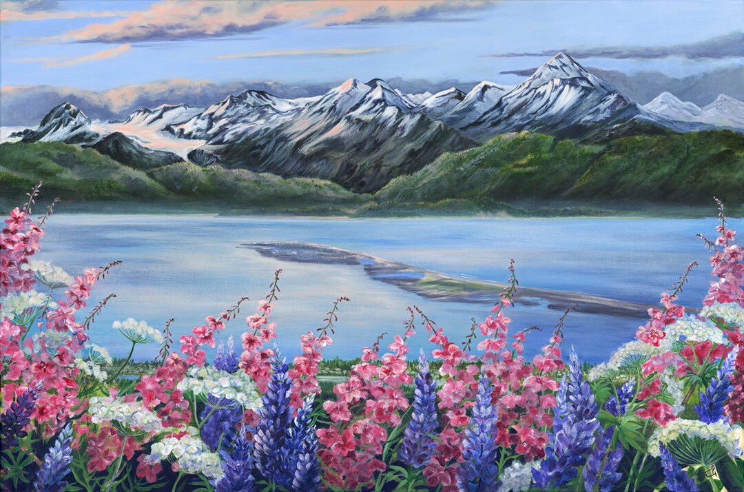 Homer Alaska Painting, Homer Alaska Art, Homer Spit, Alaskan Art ...