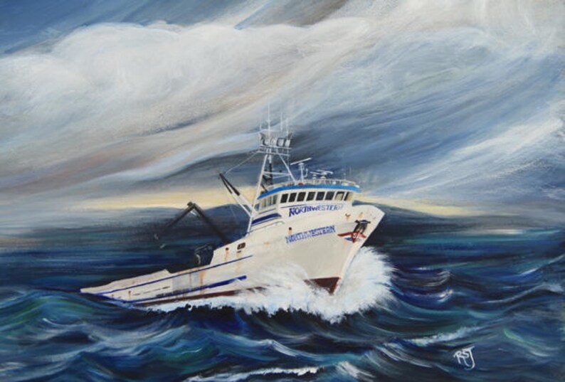 The Northwestern boat deadliest catch prints fishing boat | Etsy