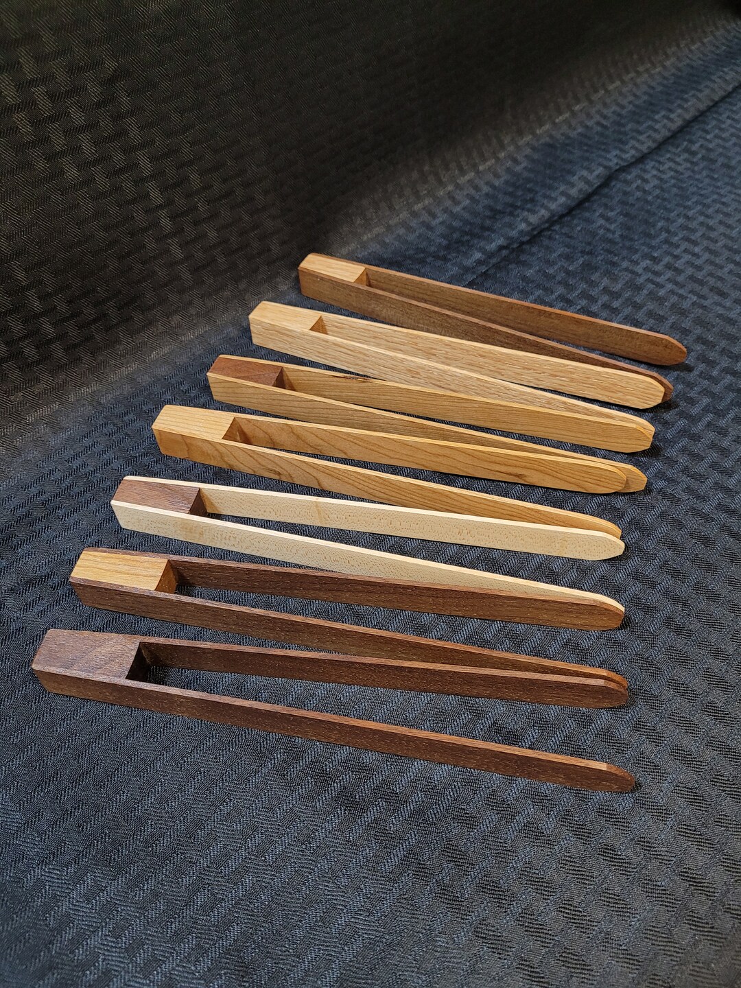 One Wood Toaster Tongs / Wood Tongs / Wood Kitchen Tongs / Kitchen ...