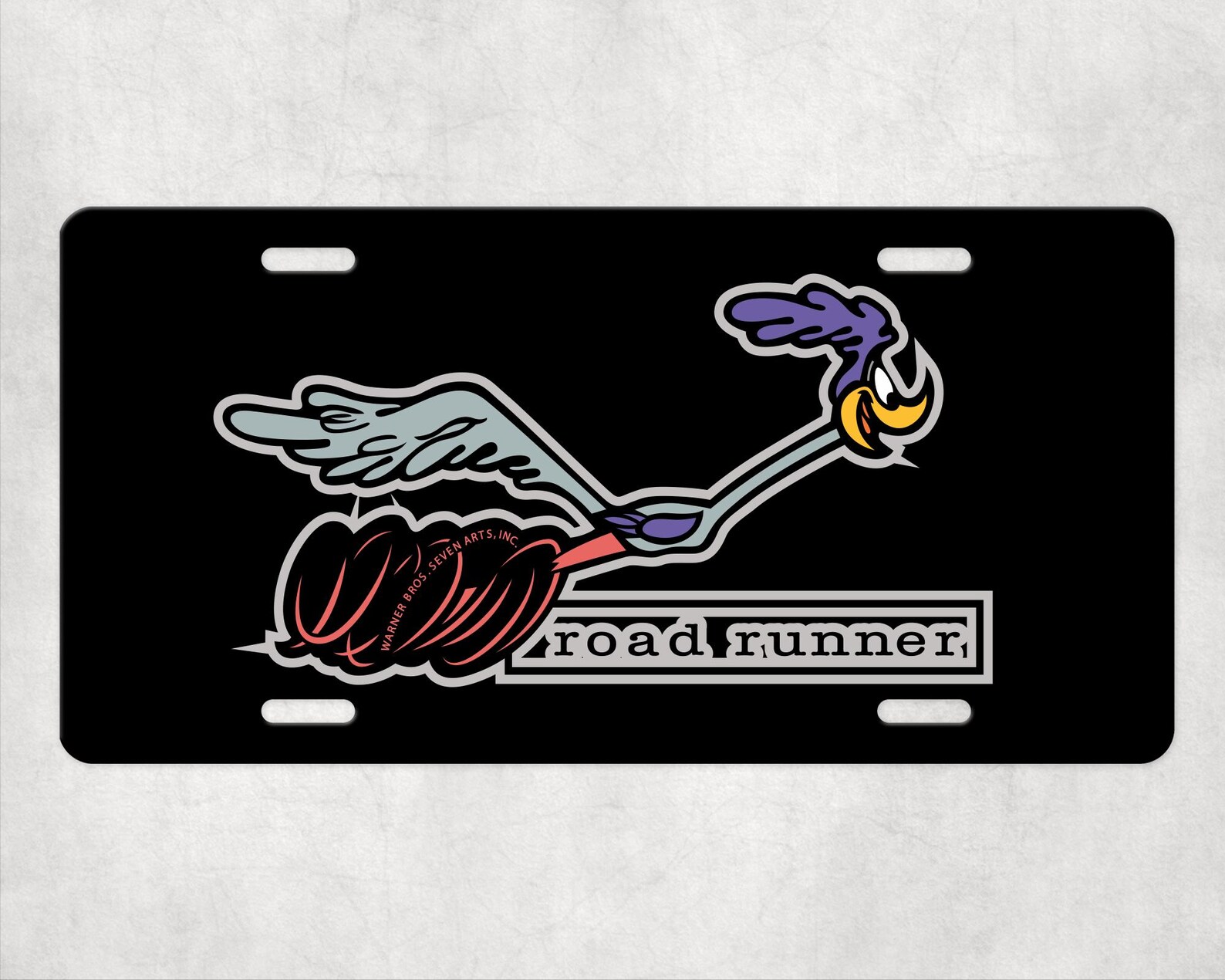 Road Runner License Plate Now Available With a White Background OR a ...