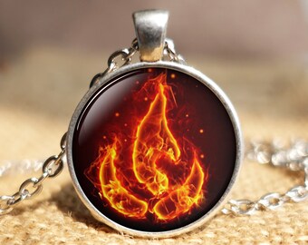 Fire Nation Necklace - Etsy