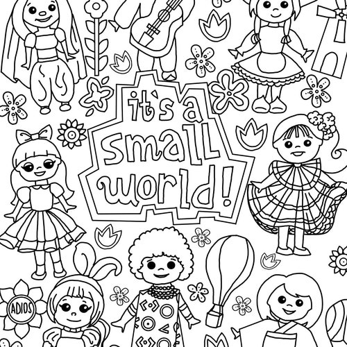 Doodle Coloring Page - Etsy