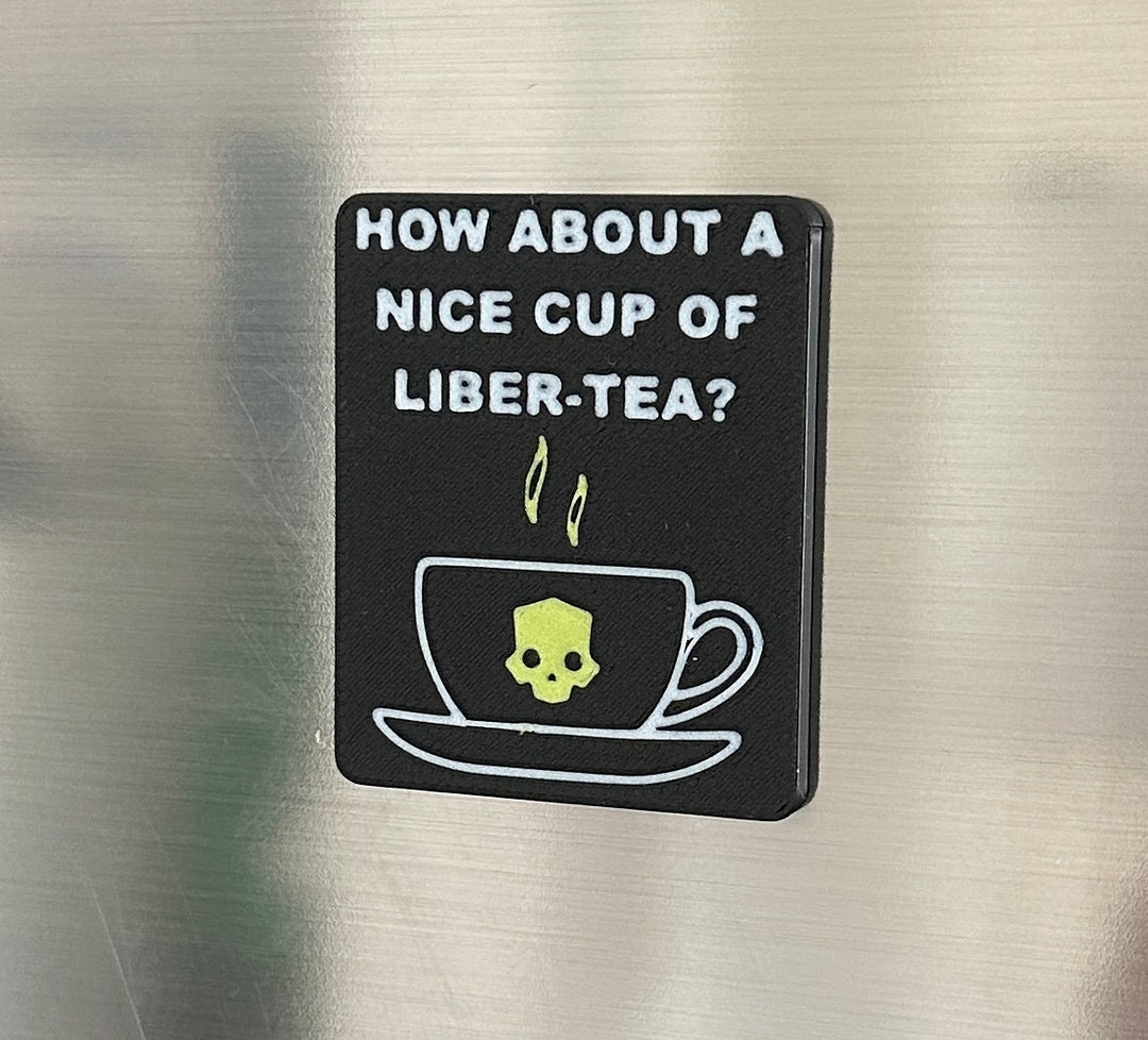 Handcrafted Helldivers Liber-tea Fridge Magnet - Etsy