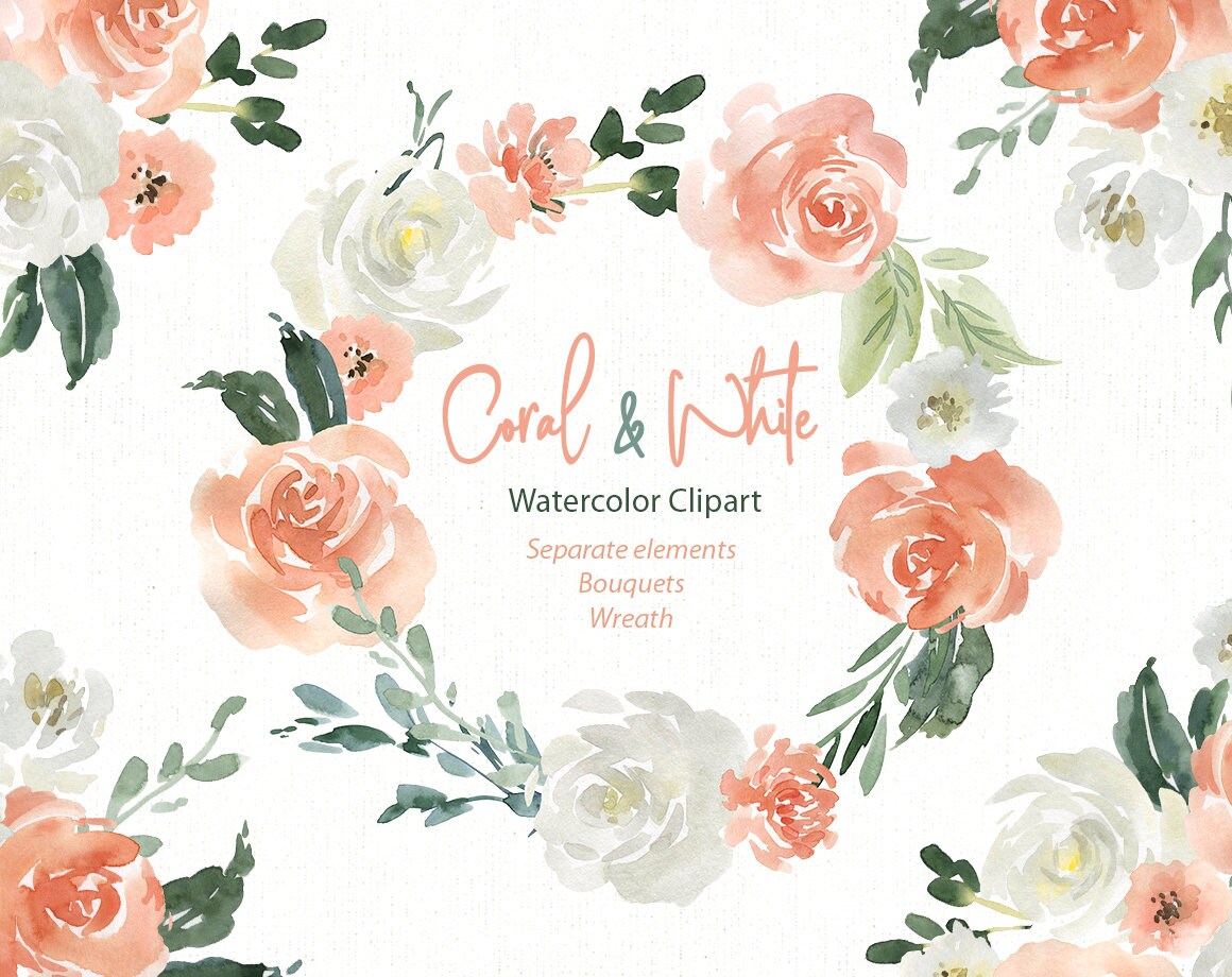 Coral Colored Clip Art