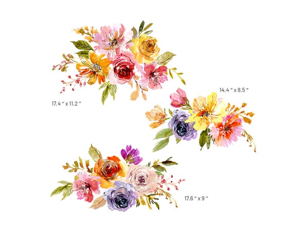 Bright Flowers Clipart
