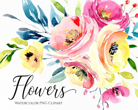 Summer Flowers Clip Art Free