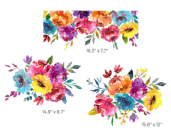 Bright Flowers Clipart
