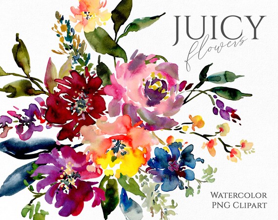 Bright Flowers Clipart