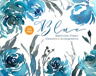 WatercolorCliparts - Etsy