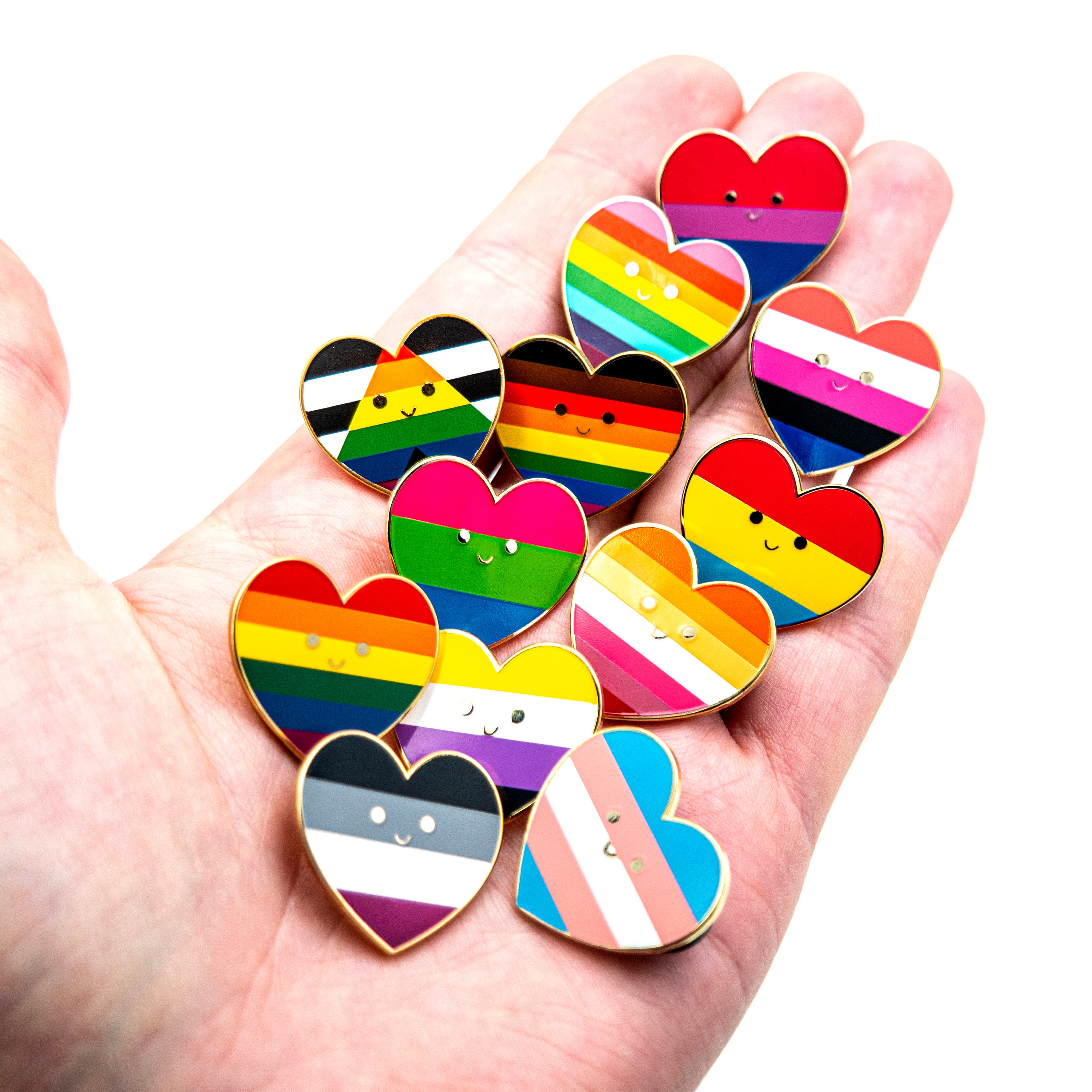 Straight Ally Pride Flag Heart Pin - Pride LGBTQAI+ Enamel Pin - Etsy