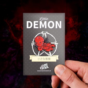 Enamel Little Devil Pin cute but evil satan lapel button - Etsy Nederland