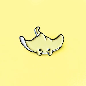 Enamel Pastel Baby Manta Pin - Etsy Canada