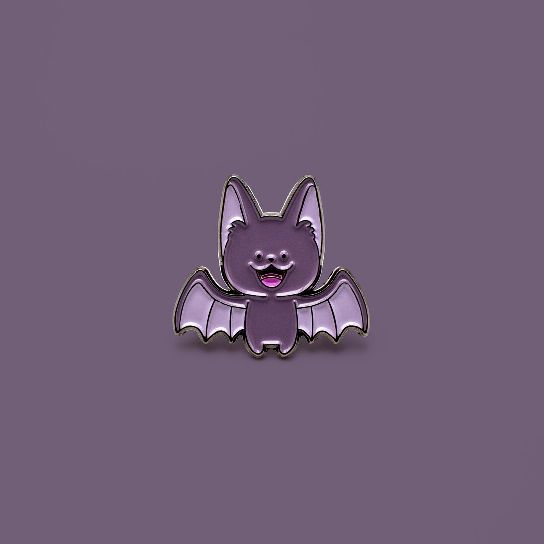 Baby Bat Sot Enamel Pin - Etsy