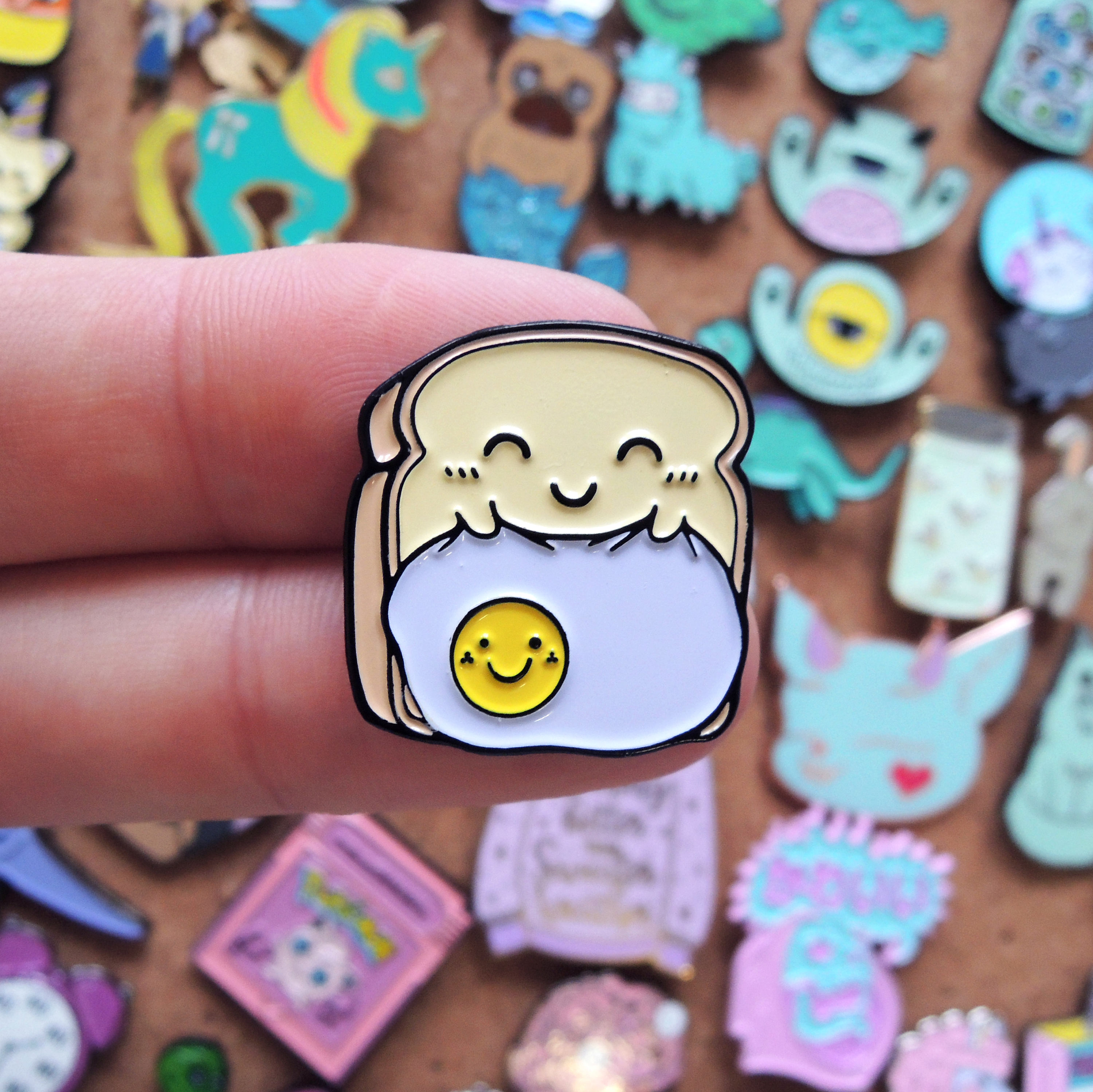 Sleepy Toast Pin - Etsy Canada