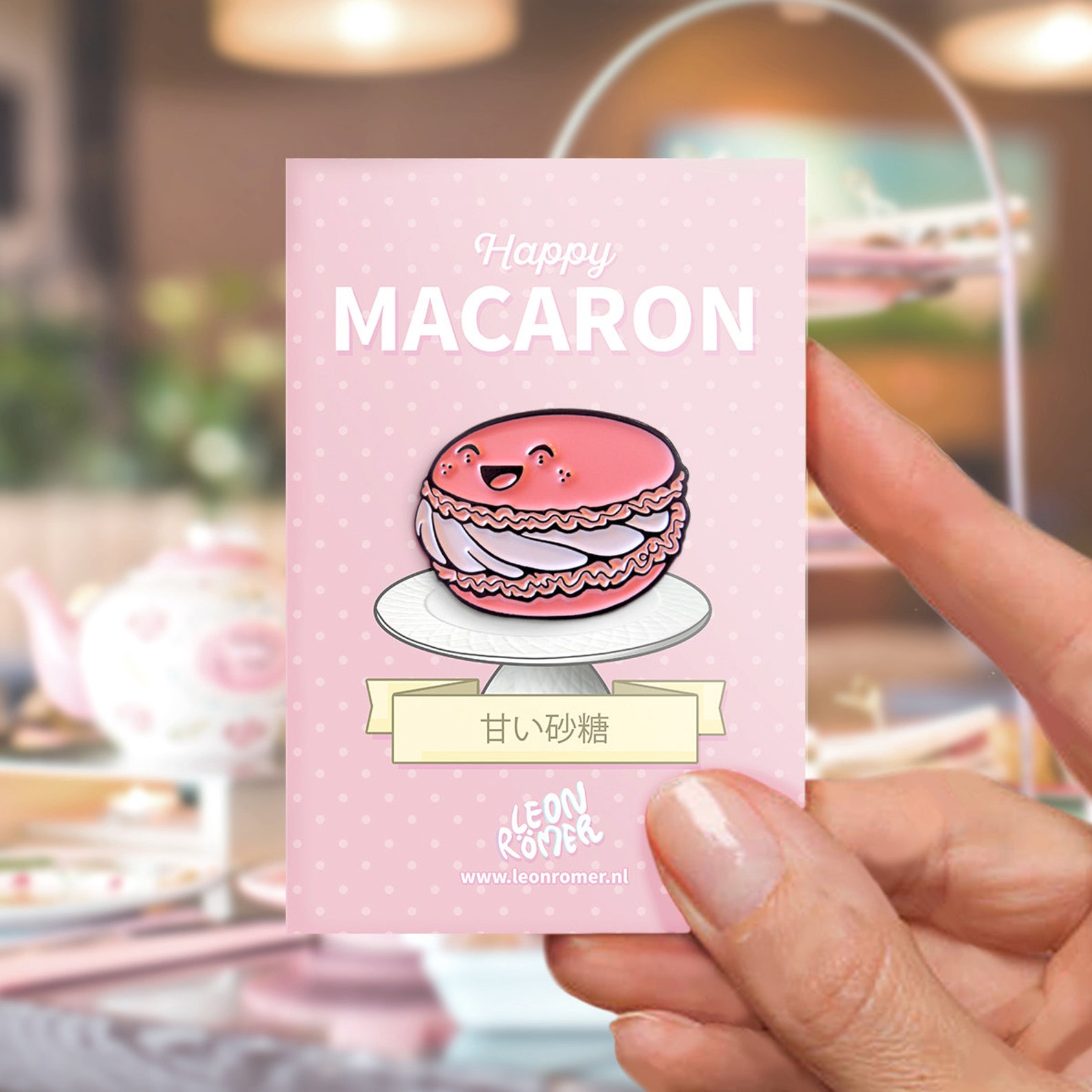 Happy Macaron Enamel Pin Pastel Pink Green Mint Yellow - Etsy UK