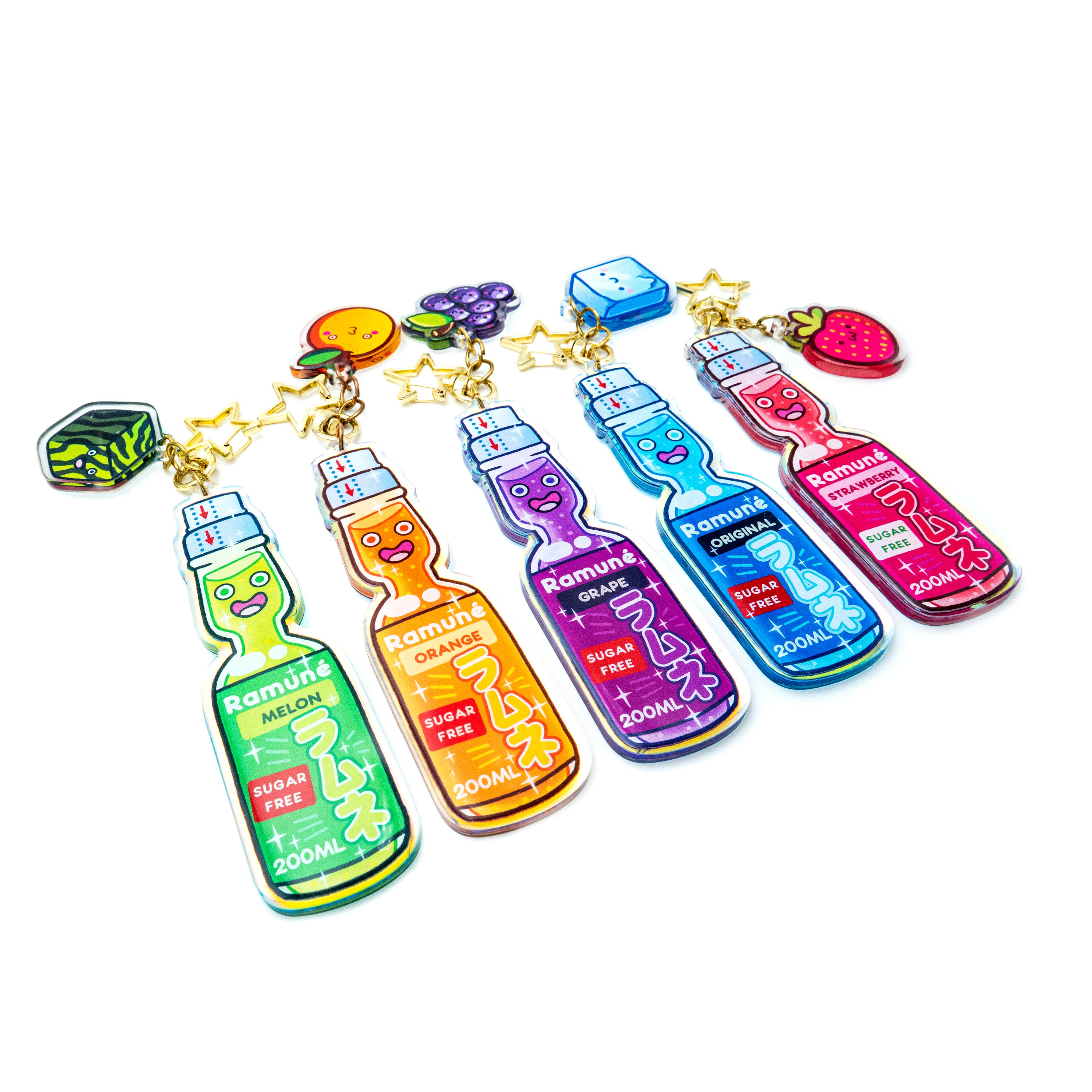 Ramuné Original Flavor Keychain - Japanese Soda Drink - Etsy