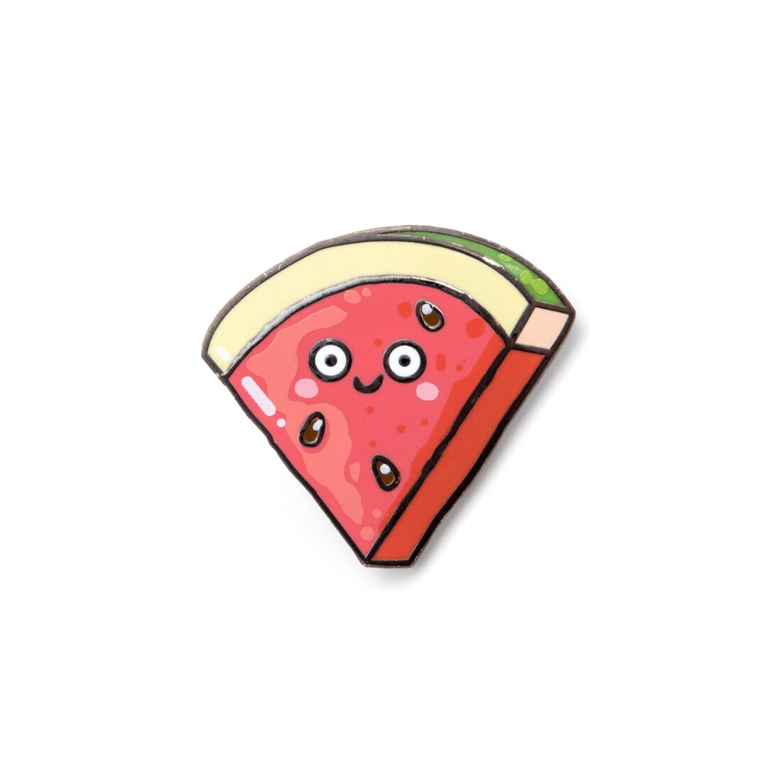 Cute Watermelon Slice Pin - Tropical Fruit Pin - Hard Enamel - Etsy