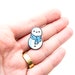 Snowman Pin Hard Enamel Pin Christmas Lapel Pin - Etsy