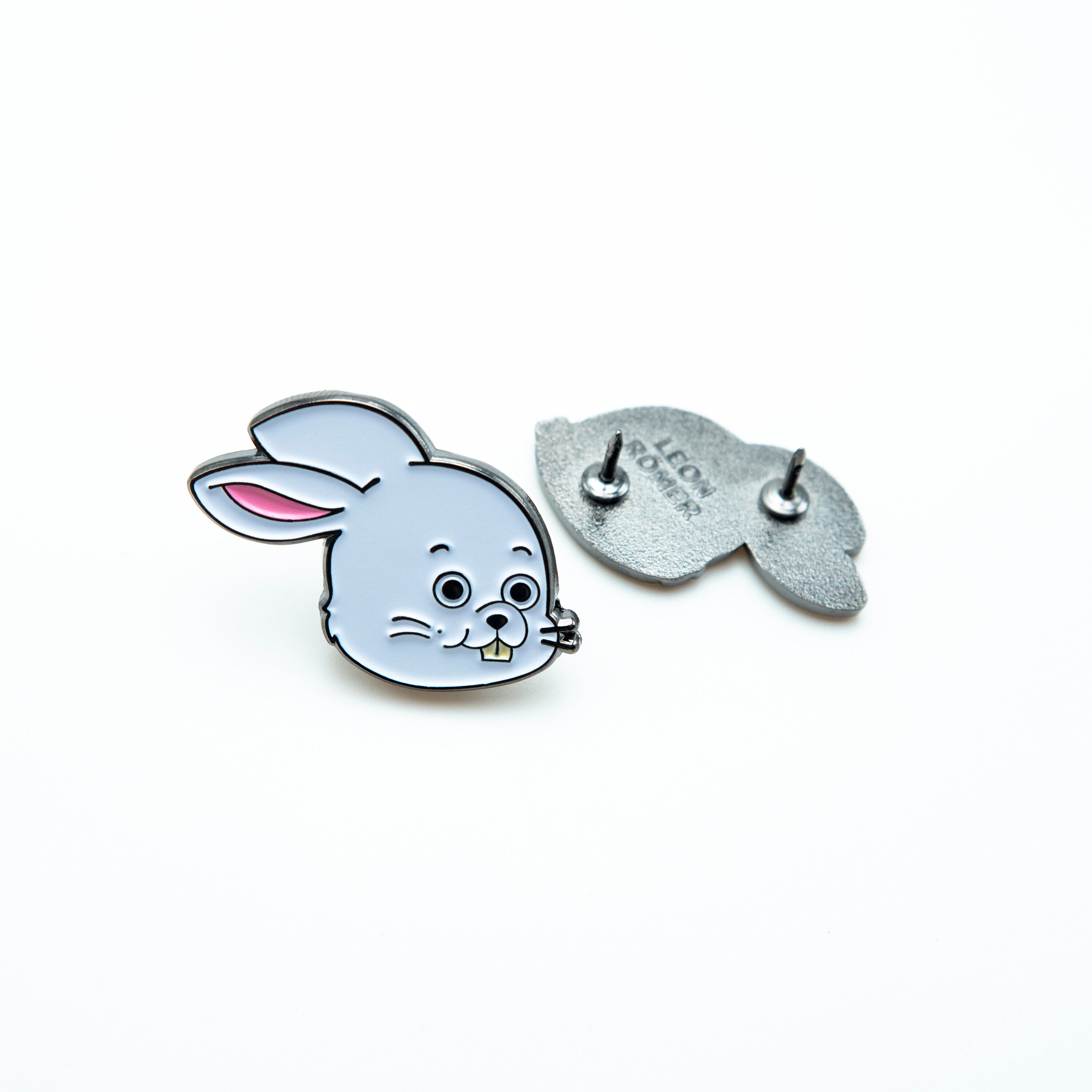 Bunny Enamel Pin - Etsy