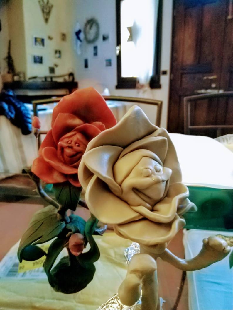 Alice in Wonderland flower Rose - Etsy