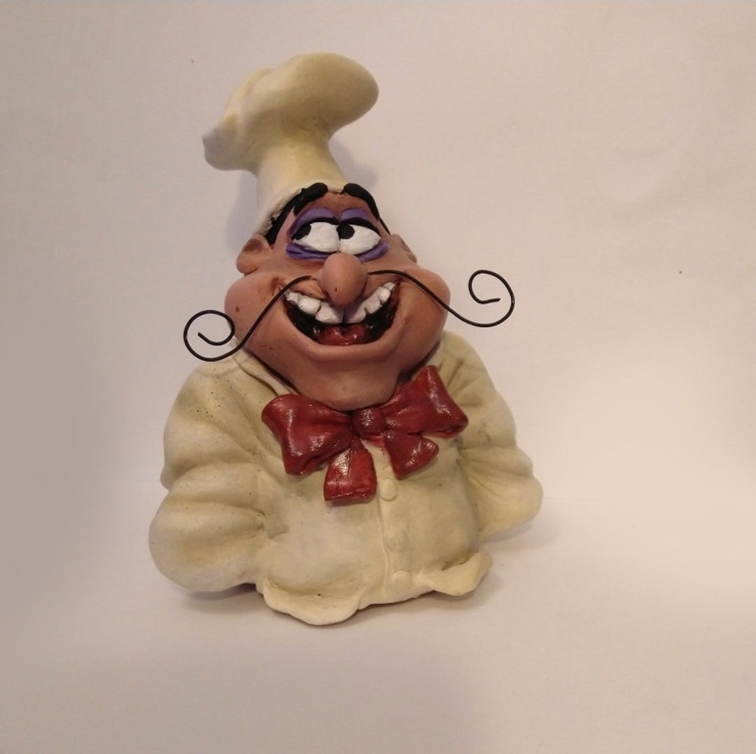 The Little Mermaid (chef Louis). Handmade Polymer Clay Action Figure ...