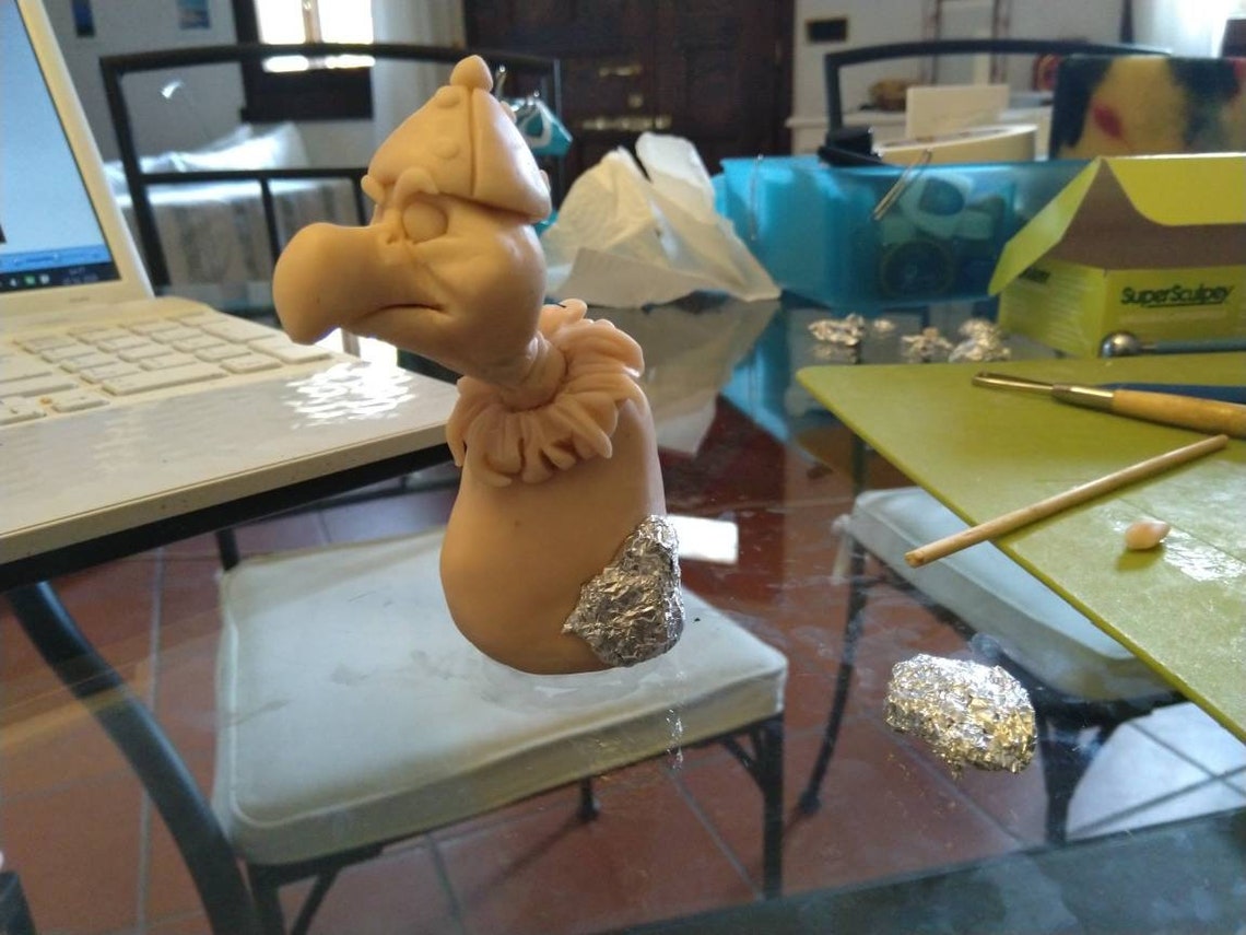 Robin Hood (vultures Trigger and Nutsy). Handmade Polymer Clay Action ...