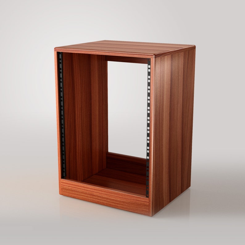 Straight-faced Rack - 12U/14U/16U - Wood Veneer - Etsy