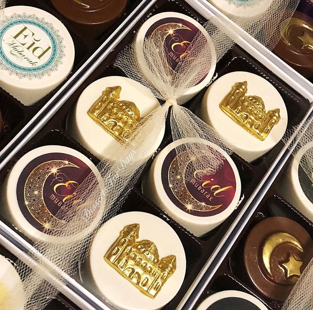 Half Dozen (6) Eid Covered Oreo Gift Box. Ramadan Oreo Boxes. Eid Gift ...