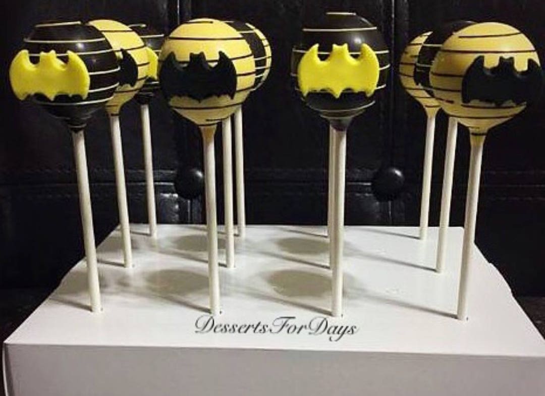 1dz. Batman Cake Pops. Superhero Cake Pops. Birthday Cake Pops. Party ...