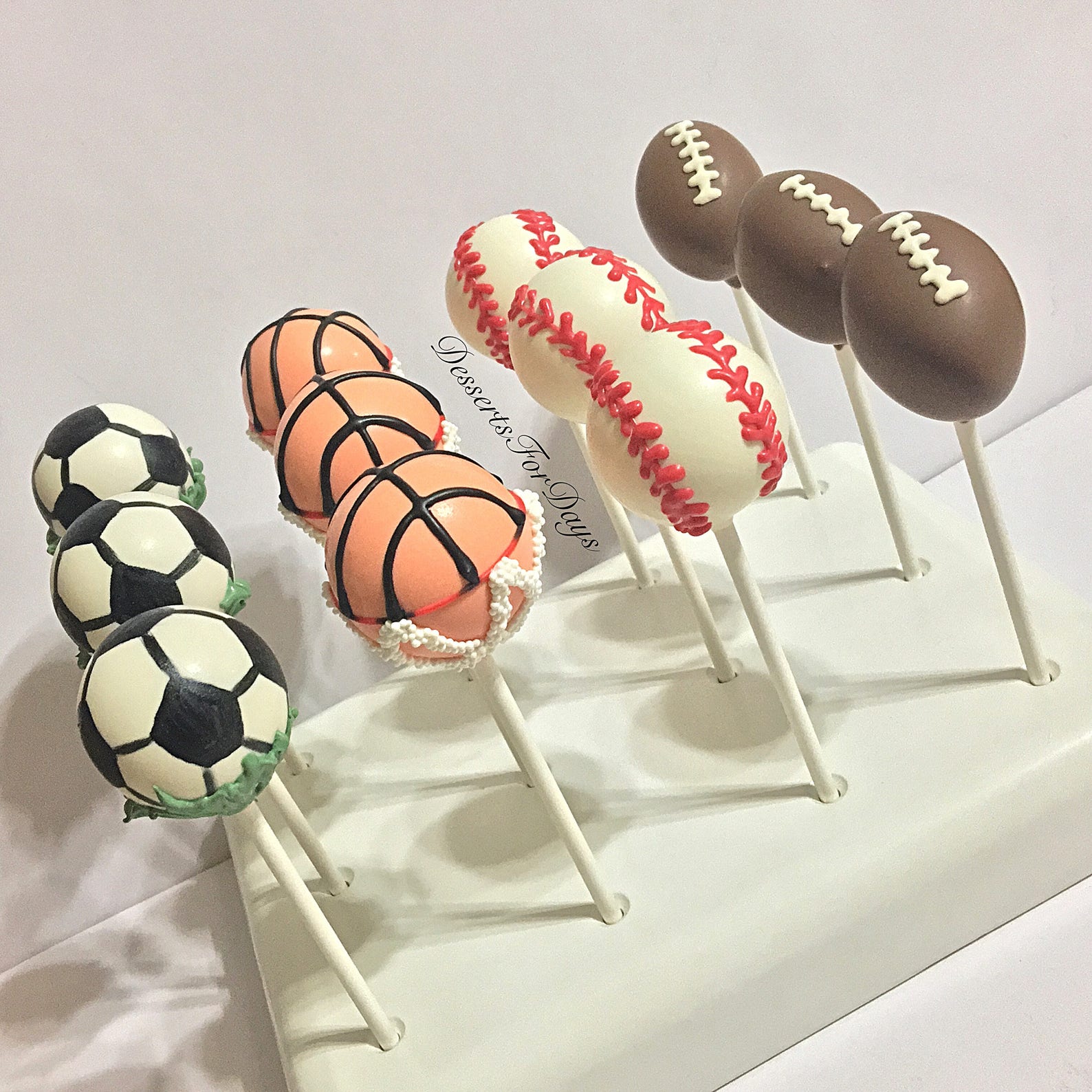 1dz. Sports Theme Cake Pops. Basketball Cake Pops. Soccer Cake | Etsy