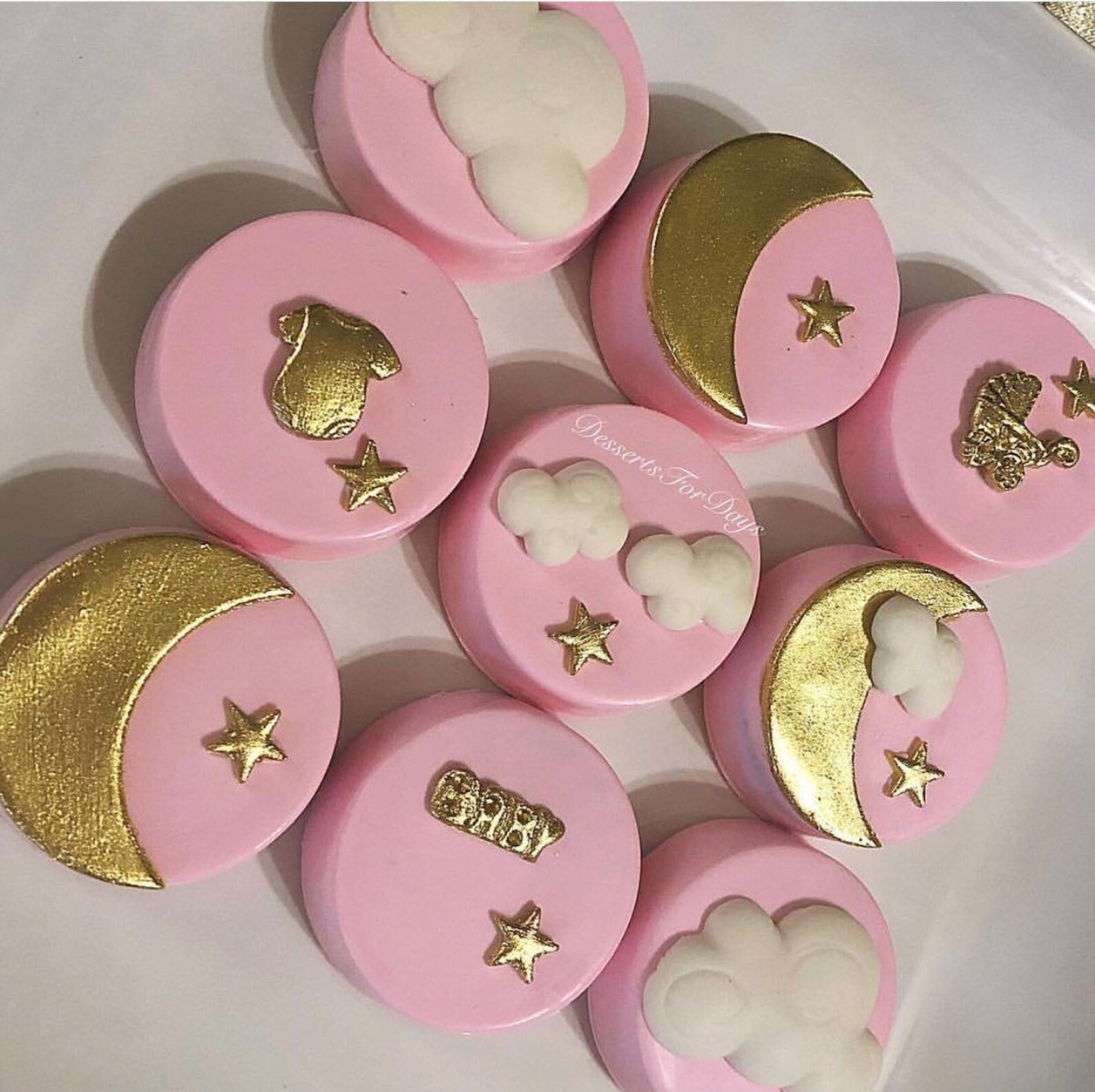 1dz. Baby Themed Covered Oreos. Twinkle Twinkle Little Star Theme. Baby ...
