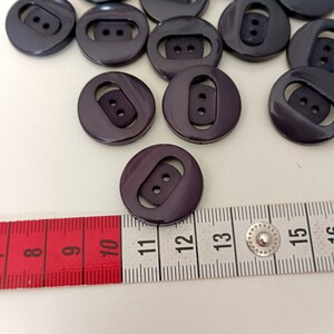 Vintage 16 Purple Buttons 23mm, Jacket Dress Buttons, Made in Italy ...