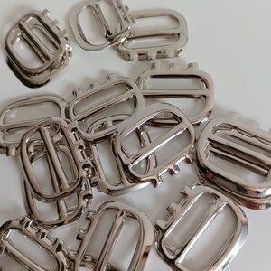 25 Metal Vest Buckles With Loop, Waistcoat Buckles Made in Italy - Etsy