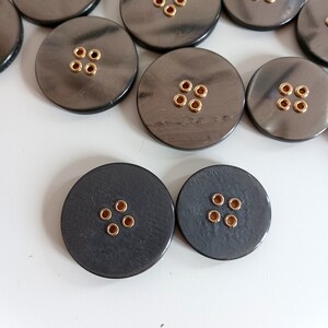 Pearly Gray Buttons, Coat Jacket Dress Buttons, Made in Italy High ...