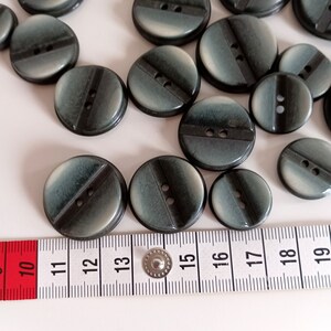 70s Green Buttons With Light Shades, Coat Jacket Dress Buttons, Made in ...