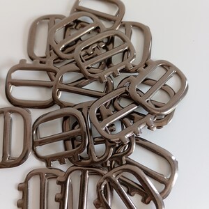 25 Metal Vest Buckles With Loop, Waistcoat Buckles Made in Italy - Etsy