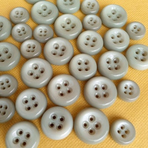 60s 70s Pale Green Buttons Coat Jacket Dress Buttons Made in - Etsy