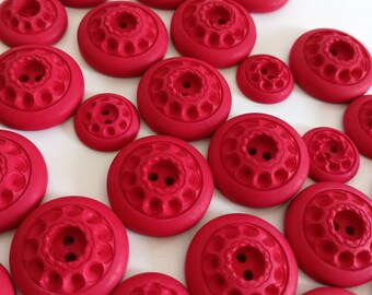 Mid Century 8 Large Buttons, Coat Jacket Dress Buttons, Made in Italy ...