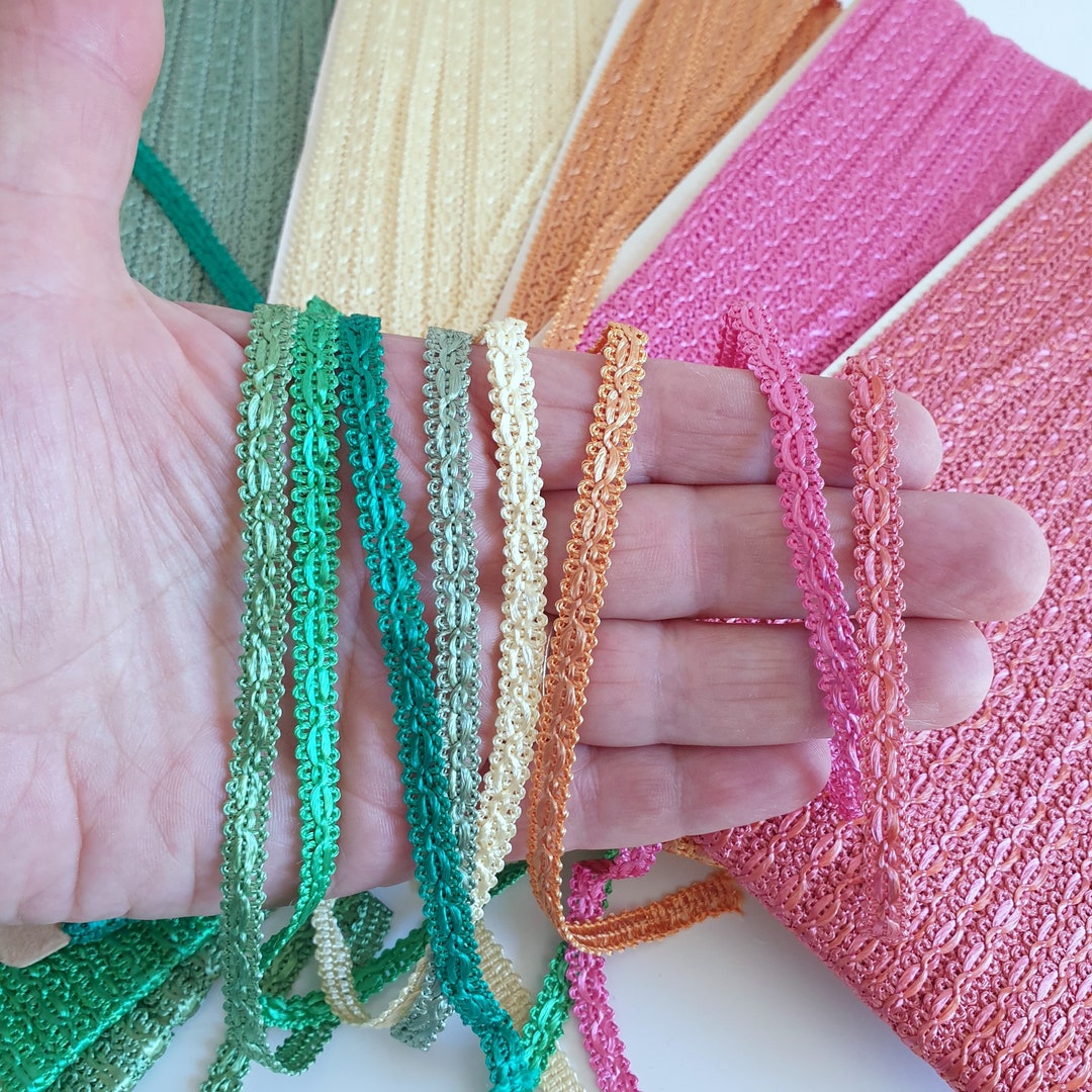 Woven Trim Viscose 20 Meters, Made in Italy Passamenterie Trimmings ...