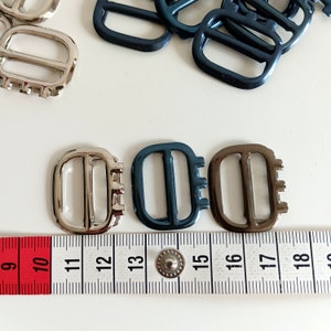 25 Metal Vest Buckles With Loop, Waistcoat Buckles Made in Italy - Etsy