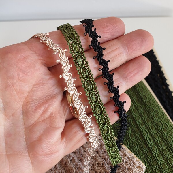 Green Fabric Trim - Etsy