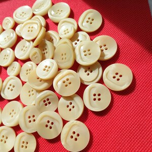 Shiny Cream Buttons, Jacket Dress Buttons, Made in Italy High Fashion ...