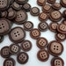 36 Gold Plastic Dome Buttons 15mm, Dress Buttons Made in Italy - Etsy