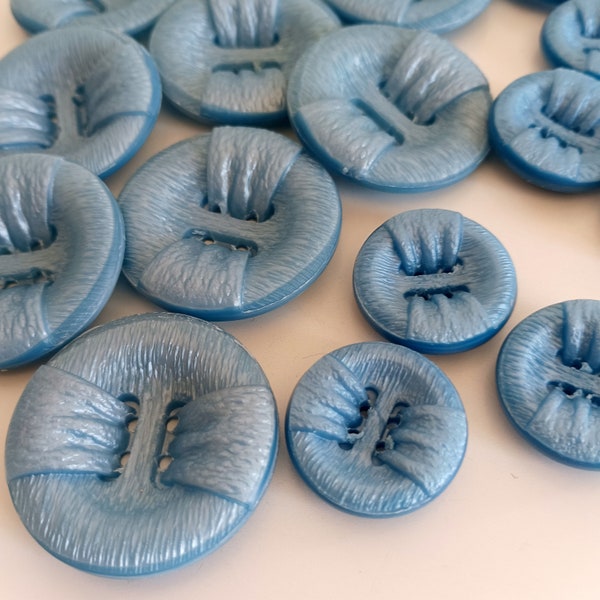 Light Blue Buttons - Etsy UK