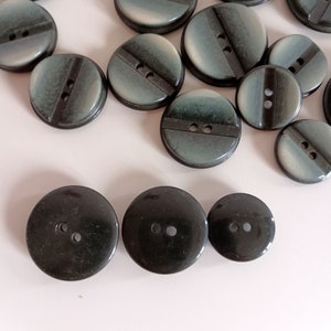 70s Green Buttons With Light Shades, Coat Jacket Dress Buttons, Made in ...