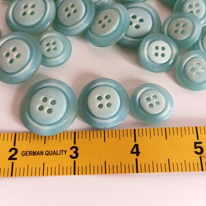 Light Blue Buttons With Shades, Coat Jacket Dress Buttons, Made in ...